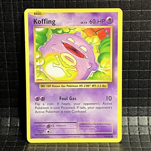 Koffing #50/108 Evolutions Uncommon Pokemon Card | eBay