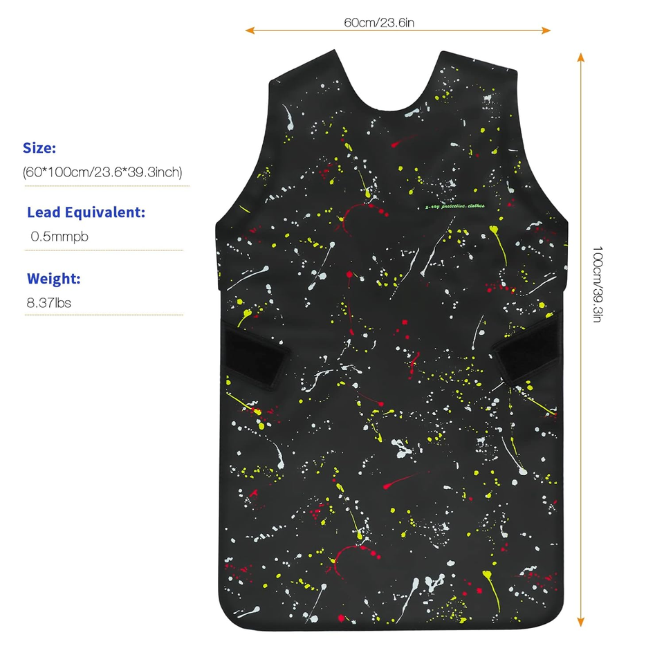 0.5Mmpb Lead X-Ray Apron - Shields Protection Apron with Thyroid Lead ...