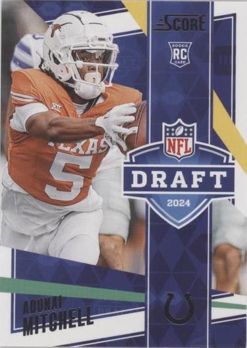 2024 Score - Nfl Draft Adonai Mitchell #16 (RC) for sale online | eBay