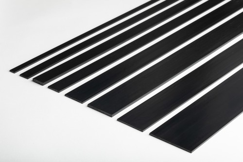 PVC Flat Bar Black Trim 1m Durable Plastic Cover Strip Architrave ...