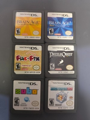 Nintendo ds game lot bundle QTY 6 Authentic un-tested game carts | eBay