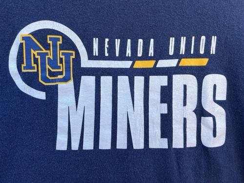 Nevada Union High School Miners T Shirt Basketball Football Sz Medium ...