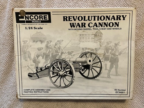 Encore Models Revolutionary War Cannon 1:24 Scale Sealed Bag! | eBay UK