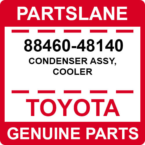 88460-48140 Toyota OEM Genuine CONDENSER ASSY, COOLER | eBay