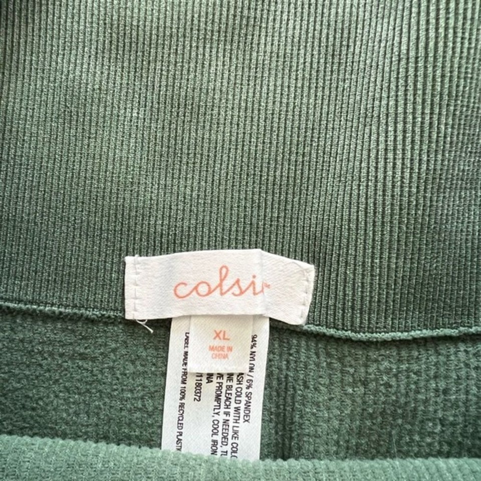 Colsie Women's Ribbed Green Bike Shorts Size XL | eBay