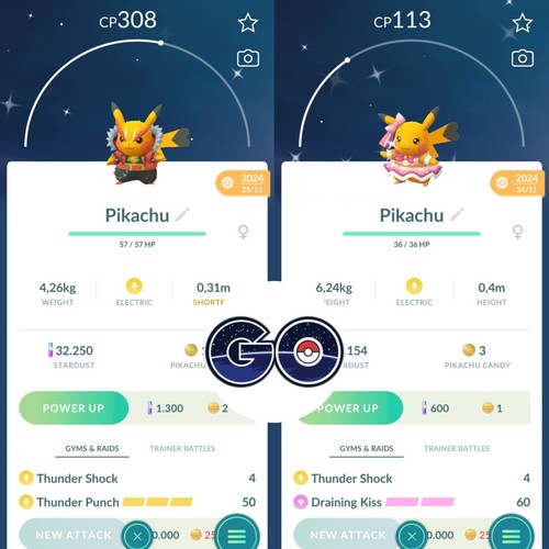 Pokémon Go - Shiny Pikachu Rock/Pop Star - TRADE | eBay