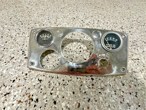 1932 Ford Dash Insert Panel Hot Rod Speedometer Oil Pressure Temp Gauge ...