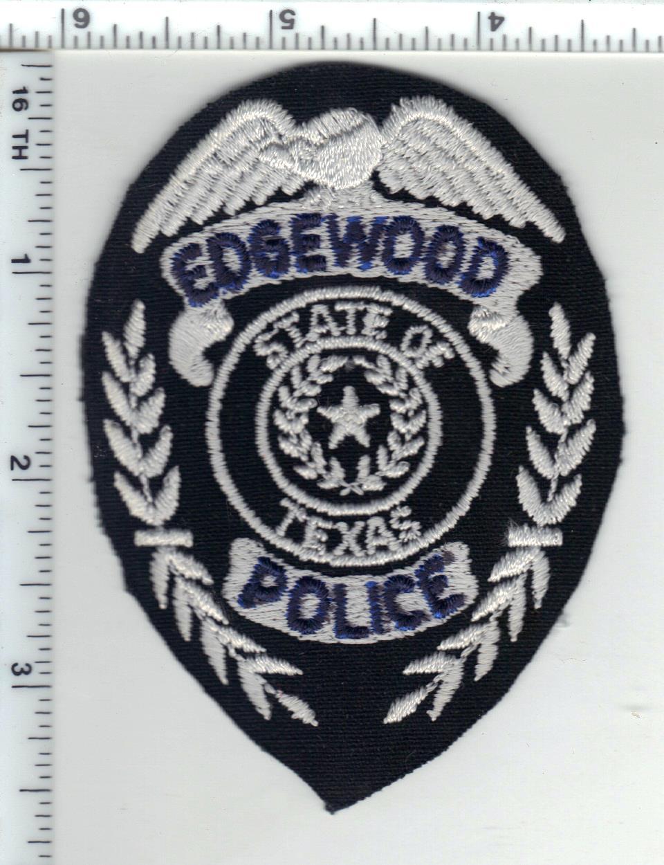Edgewood Police (Texas) Shirt/Jacket Patch from the Early 1980's | eBay