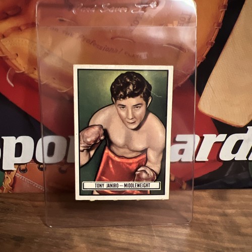 1951 Topps RINGSIDE BOXER # 21 Tony Janiro Boxing Ex Exmt | eBay
