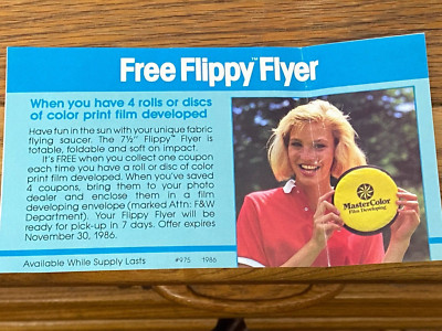 Free Flippy Flyer Coupon Expired !986 Master Color Film *Bent* US3 | eBay