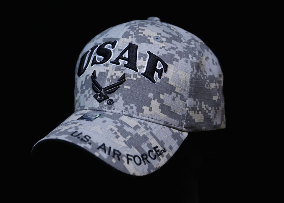 USA Air Force Hat Military Baseball Cap Veteran Retired Caps USAF Wing ...