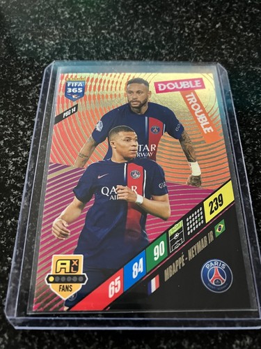 Panini FIFA 365 - Adrenalyn XL 2024 - Double Trouble - PSG14- Mbappé ...