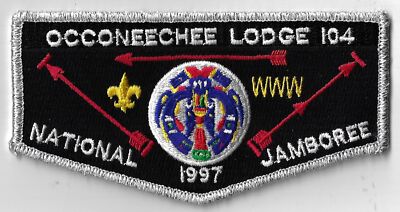 1997 National Jamboree Occoneechee Lodge 104 Flap S28 SMY Bdr. | eBay
