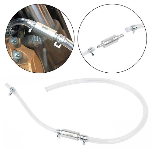 Car Motorcycle Clutch Brake Bleeder Hose Way Valve Tube Bleeding Tool ...