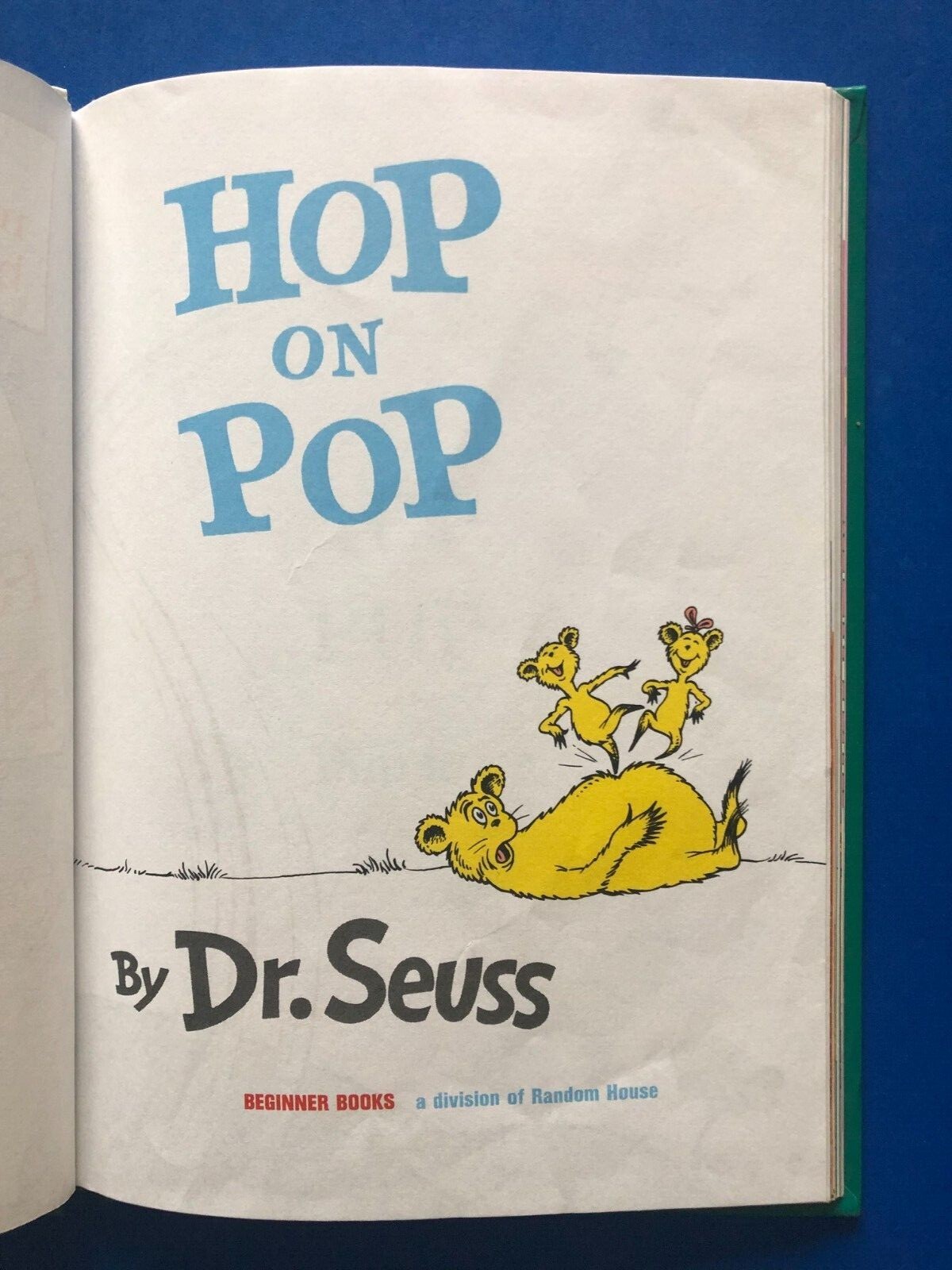 3 Dr. Seuss Books; The Cat In The Hat, Hop On Pop & Oh The Thinks You ...