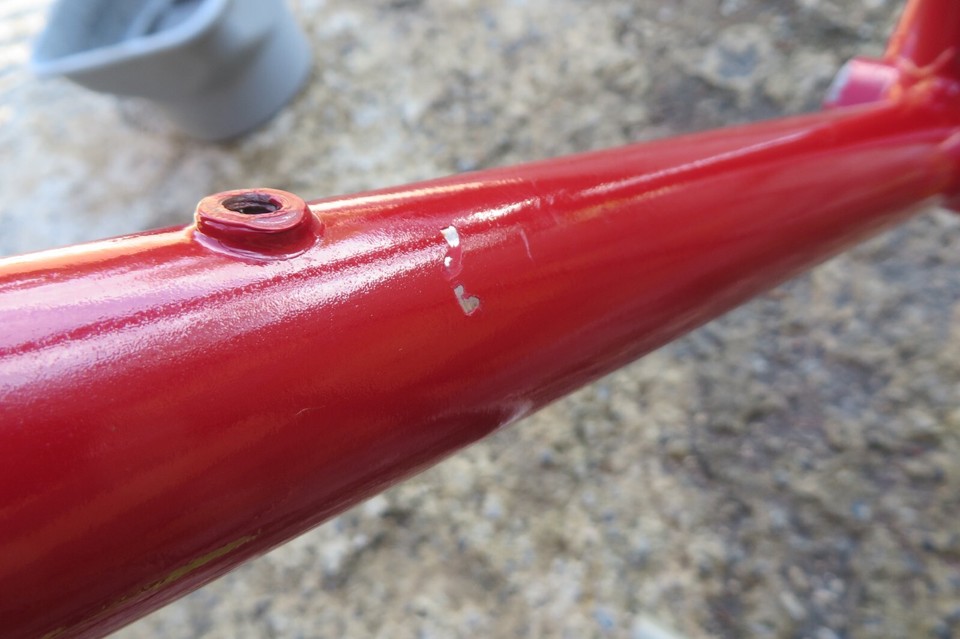 TORELLI NITRO EXPRESS FRAMESET Road Bike 61cm Red Italian Campy Headset ...