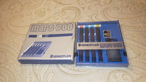 Vintage Staedtler Mars Marsmatic 700 Technical Pen Set Art Lettering ...