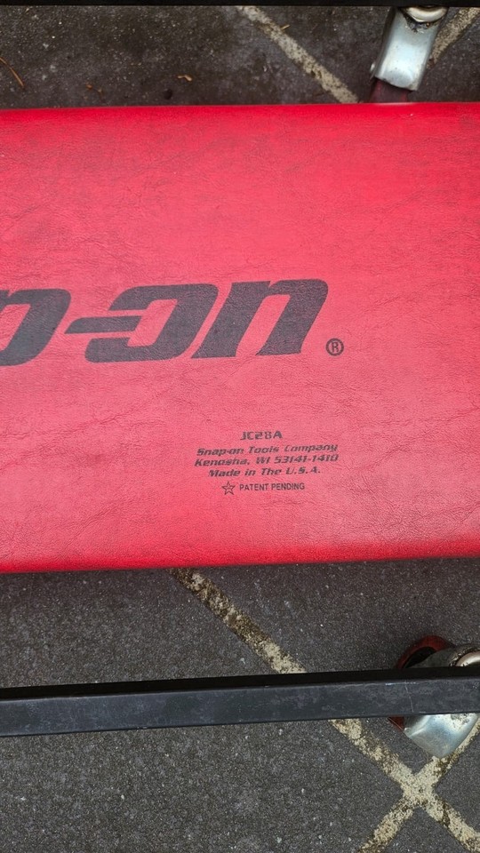 Snap-On JC28A Red Heavy Duty Mechanic Creeper Auto Tool Roller | eBay ...