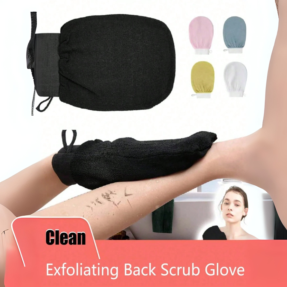 Korean Style Exfoliating Bath Gloves Deep Scrubbing Dead Skin Shower ...