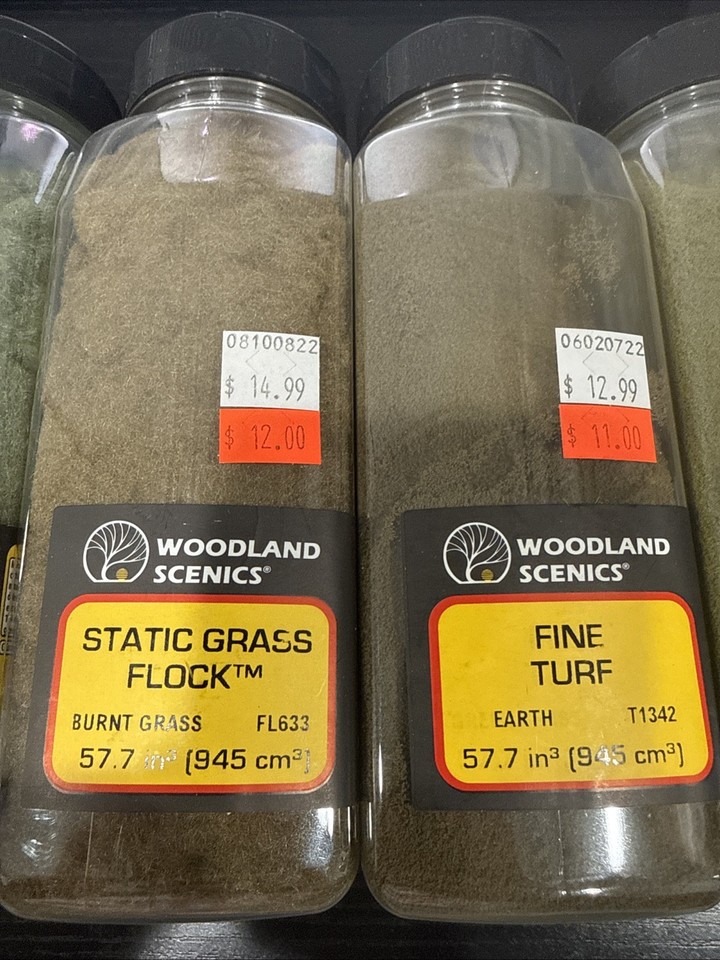 Woodland Scenics & Scenic Express Turf, Flock, Bushes assortment | eBay