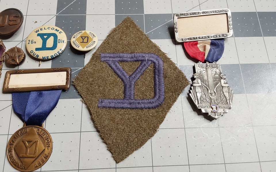 WWI US Army 26th Infantry Division Grouping Patches Medals Insignia | eBay