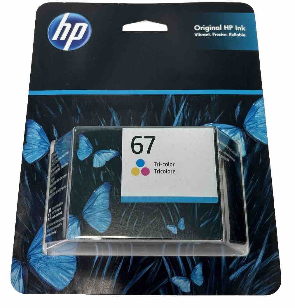HP 67 Tri-Color Ink Cartridge Exp01/25 #6665 | eBay