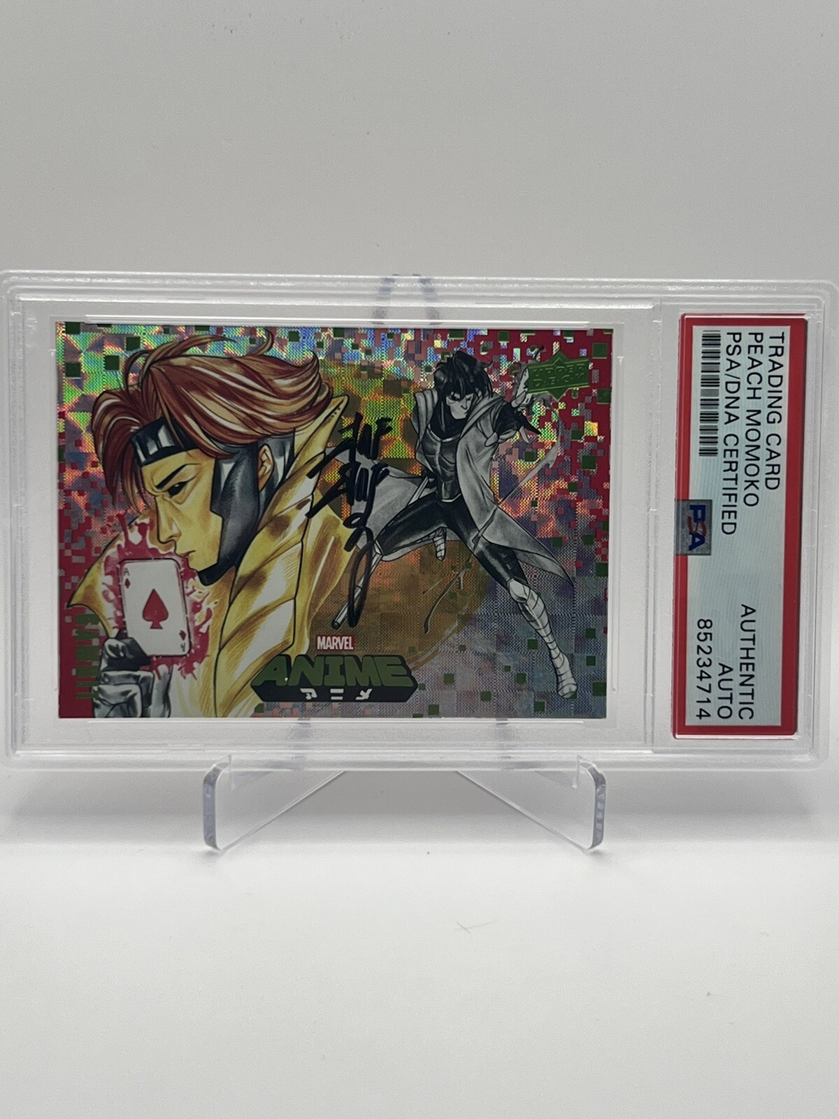 2020 UPPER DECK MARVEL ANIME VOL 1 GAMBIT HYPER MOSAIC PEACH MOMOKO ...