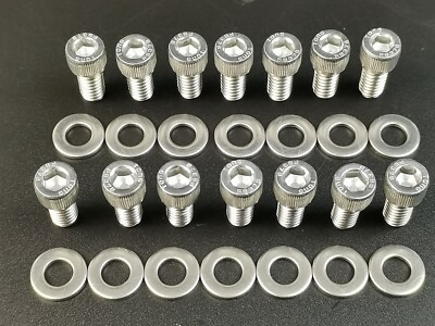 AMC Jeep 290 304 343 360 390 401 V8 Valve Cover Bolts Stainless Steel Kit