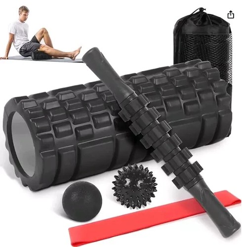 Foam Roller Set High Density Deep Tissue Massager for Muscle Massage ...