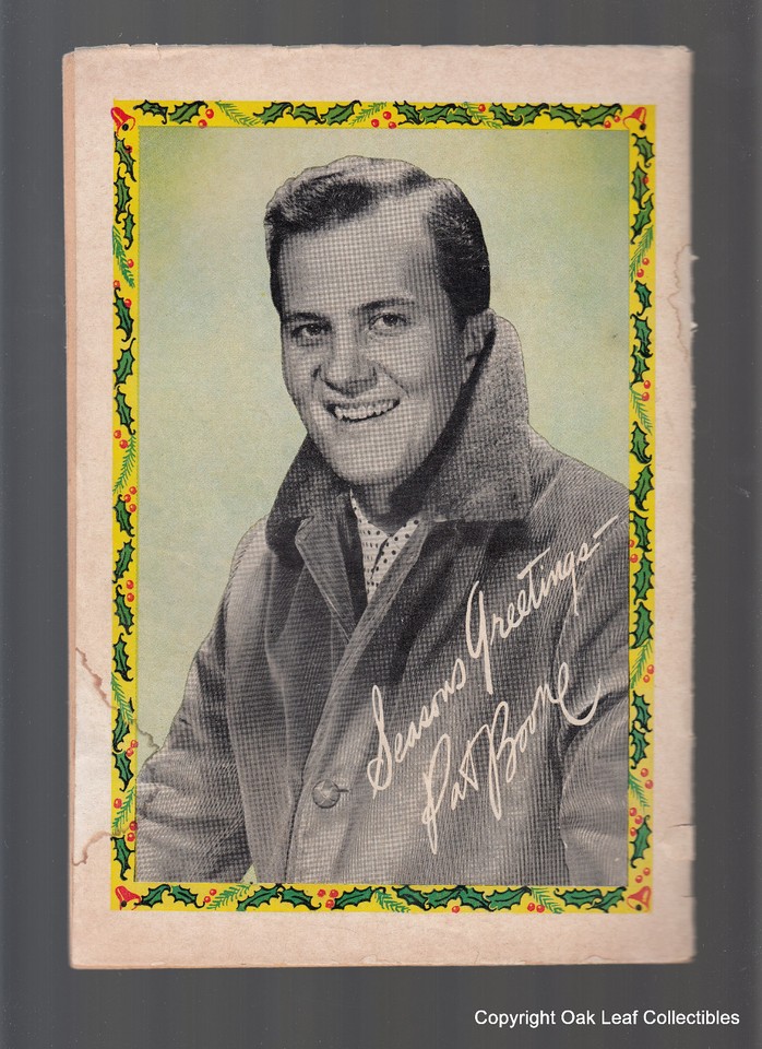 Pat Boone 3 - Photo cover DC Comic Book 1960 G-VG Fabian Paul Anka | eBay