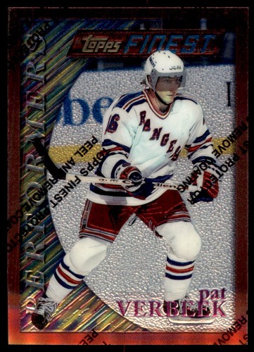 1996-97 FINEST WITH COATING. PAT VERBEEK NEW YORK RANGERS #131 | eBay