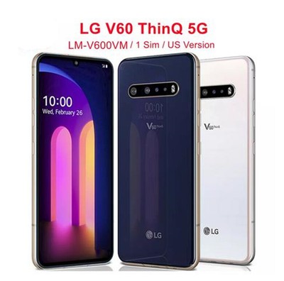 LG V60 THINQ 5G LM-V600TM T-Mobile 2 COLORS 128GB+8GB 6.8" Unlocked ...