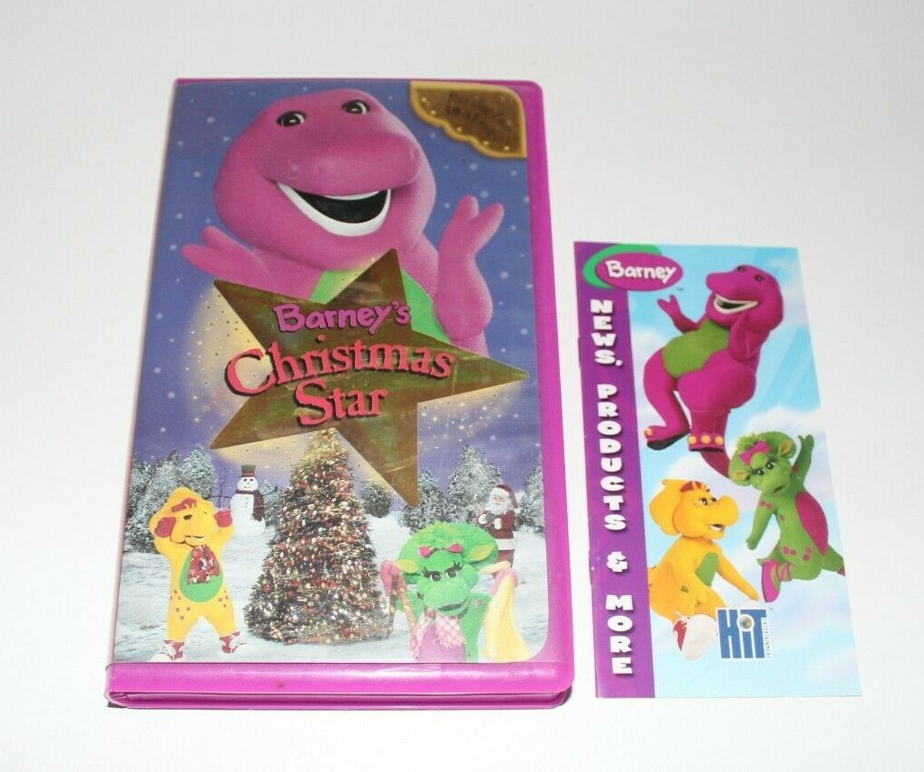 Barney White VHS Tape 2002 Barneys Christmas | Grelly USA