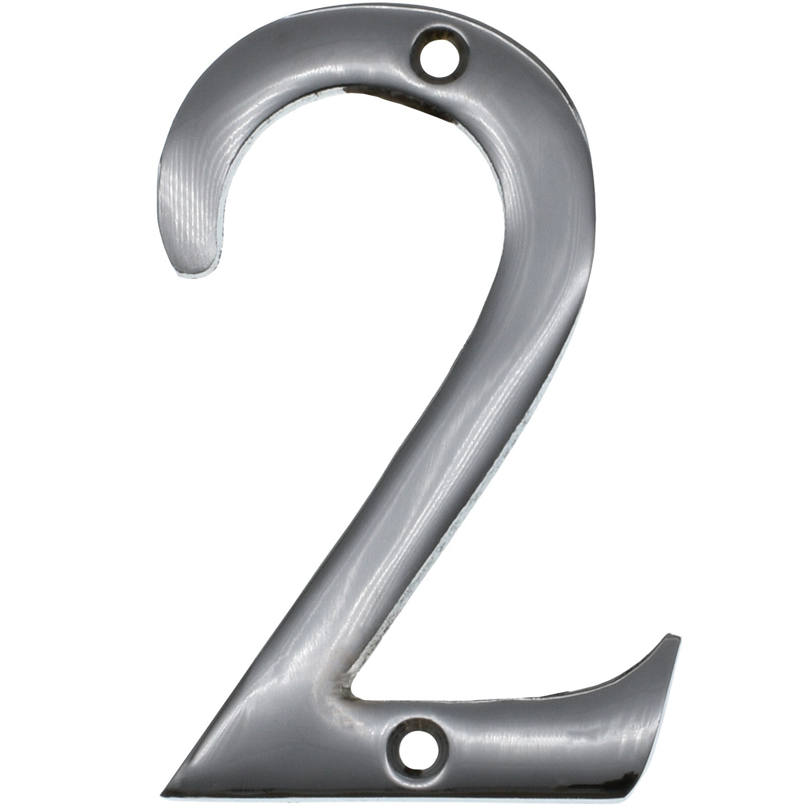 Chrome Door Numbers 3" 75 mm Polished Solid House Flat Apartment ...