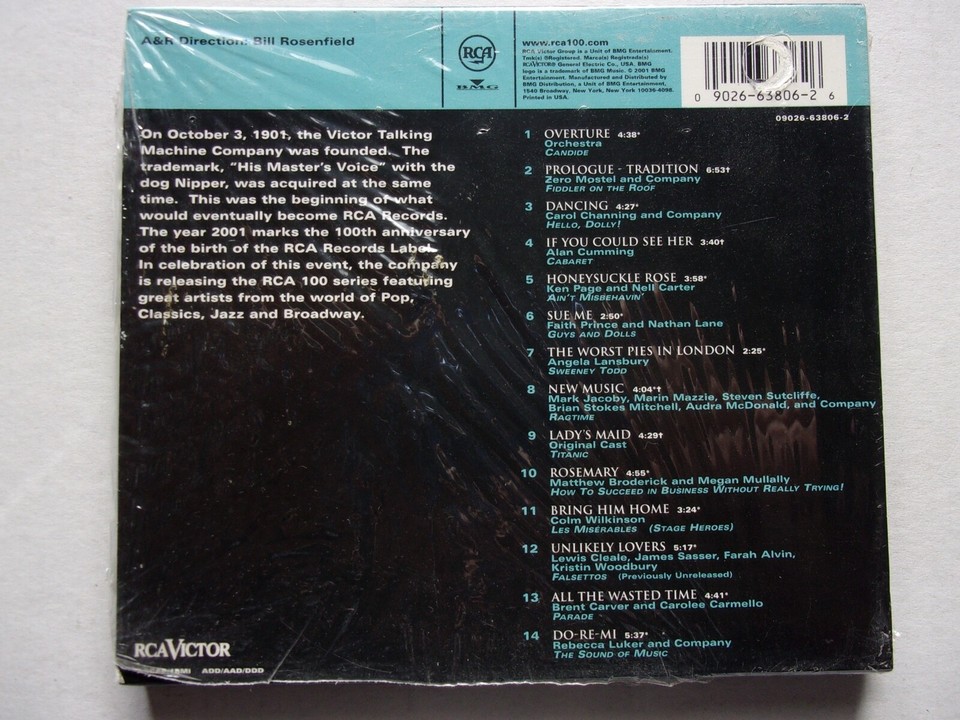 Great Musicals. Songs from Broadway Blockbusters New CD sealed | eBay