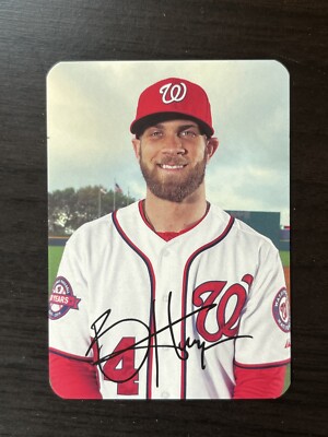 Bryce Harper 2016 Topps Archives Super Red Border /50 #69TS-BH SSP ...