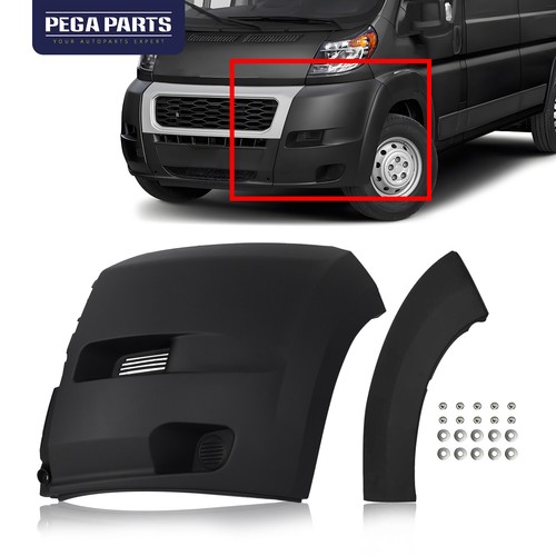 For 19-22 Ram ProMaster 1500-3500 Left Front Bumper Side End Cap Cover ...