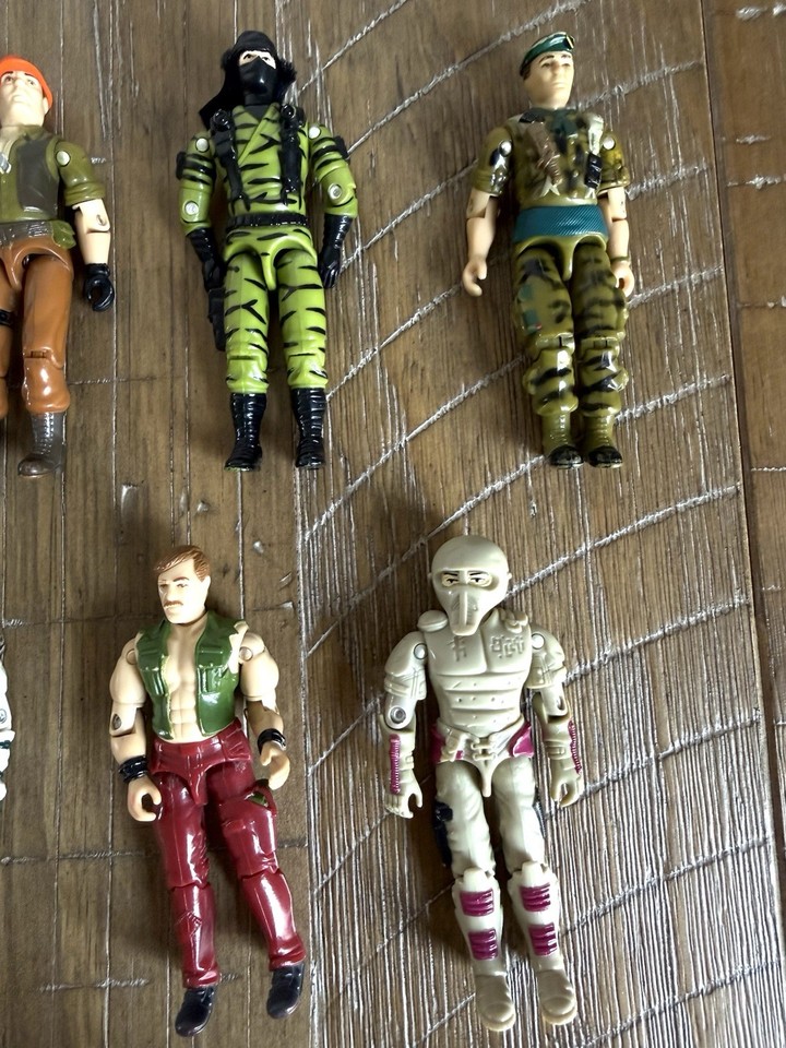 Lot Of 9 GI Joe Figures All Marked On Back Read Details | eBay