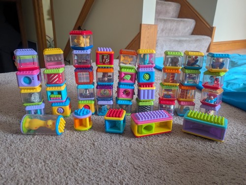 Fisher Price Peek a Boo Blocks Set 42 Pieces | eBay