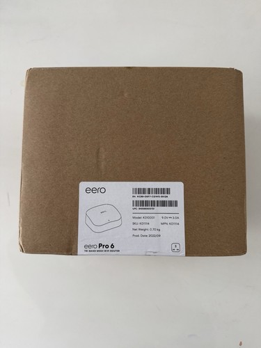 Eero Pro 6 Wireless Router 4200 MBPS White ISP TALK-TALK Brand NEW ...