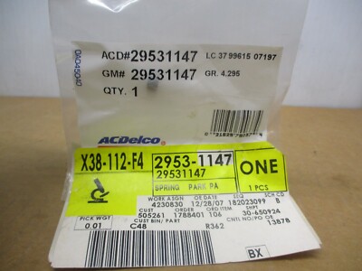 General Motors 29531147 Automatic Transmission Park Pawl Spring ...