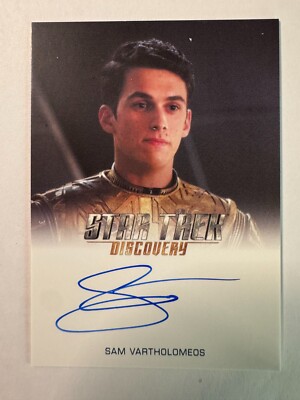 Star Trek Discovery Season 1 Sam Vartholomeos autograph card | eBay