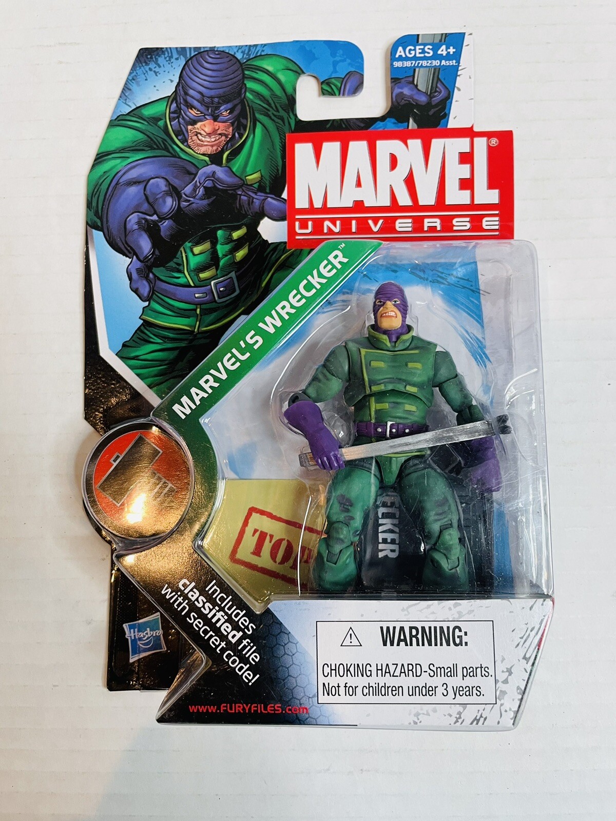 MARVEL'S WRECKER MARVEL UNIVERSE 3.75" FIGURE SERIES 2 #020 BRAND NEW ...