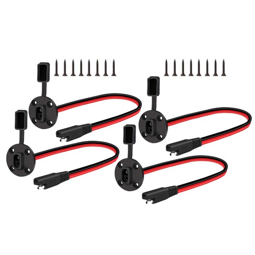 4 Sets Quick-connect Terminals Sae Cable Electric Toy Tractor Connector ...