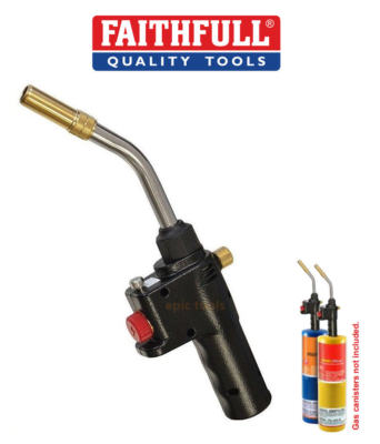 FAITHFULL MAPP Propane Soldering/Brazing Auto Piezo Power Gas Torch ...