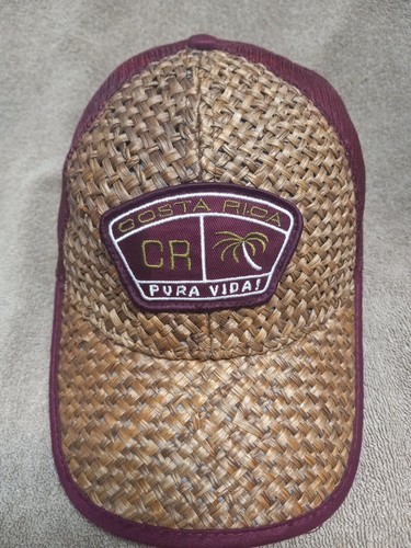Costa Rica Pura Vida Wicker Style Baseball Hat 🧢 | eBay