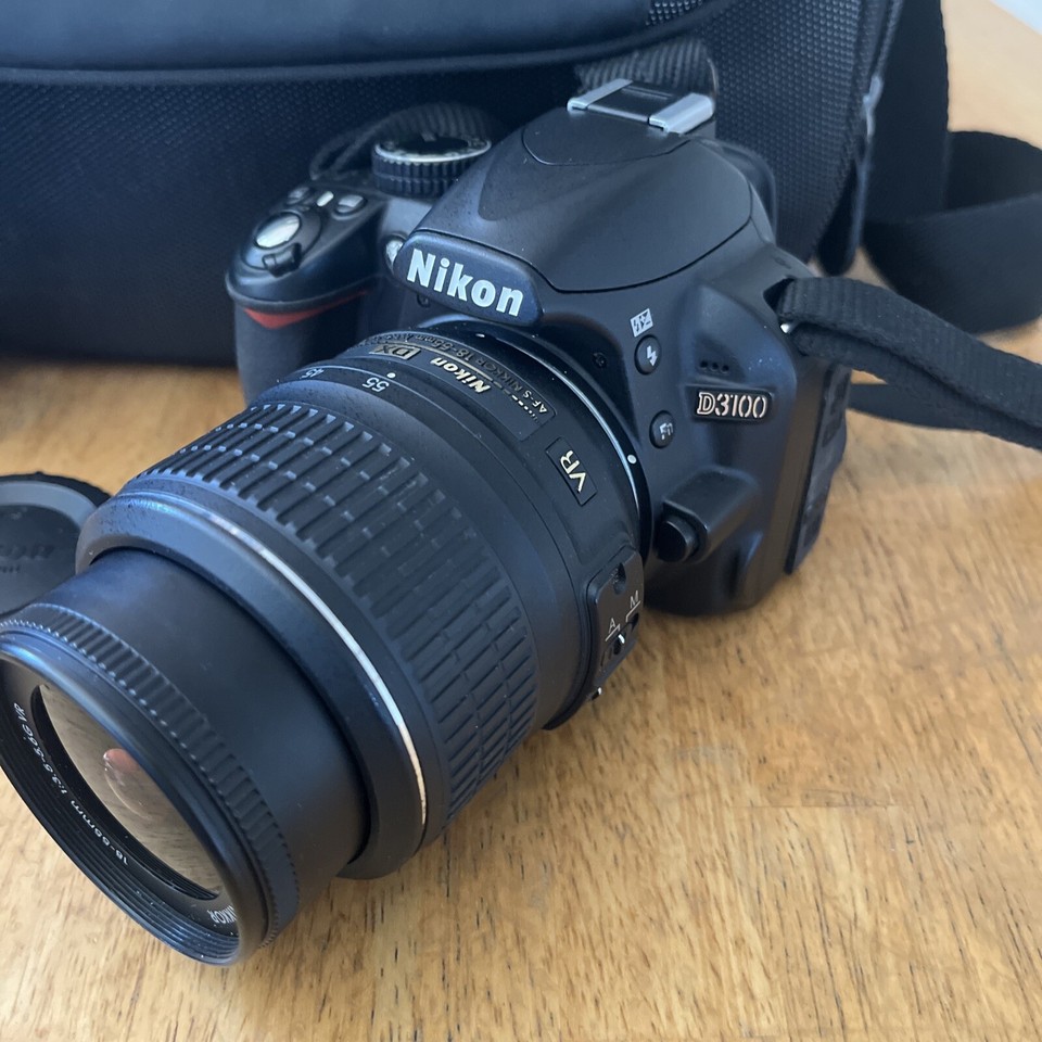 Nikon D D3100 14.2MP Digital SLR Camera - Black READ DISCRIPTION ...