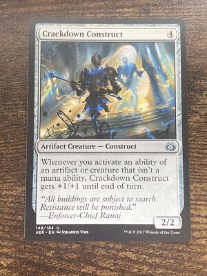 Crackdown Construct Aether Revolt 148/184 MTG Magic The Gathering L4409 ...