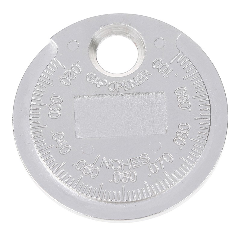 Spark plug gap gauge tool measurement coin-type 0.6-2.4mm range spark ...