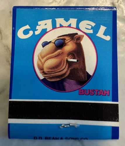 Camel Cigarettes Bustah The Hard Pack Vintage Matchbook R J Reynolds ...